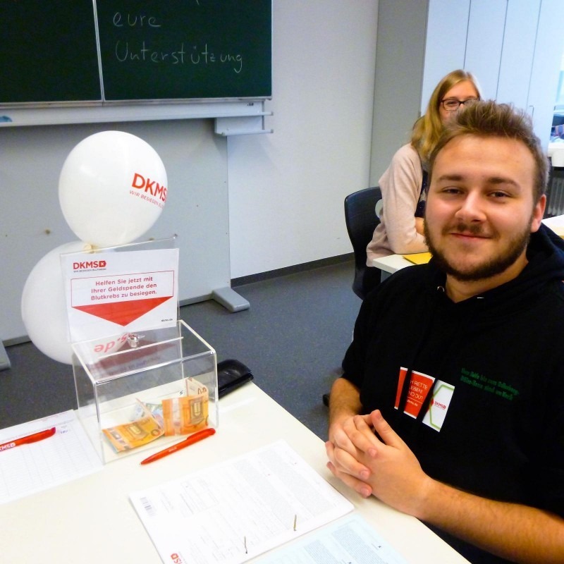 DKMS Typisierung Spendenaktion - Kilian-von-Steiner-Schule Laupheim